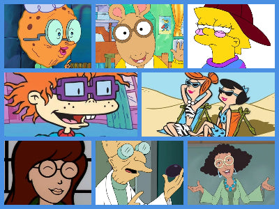 Los 20 personajes de dibujos animados más icónicos con gafas – Dollger