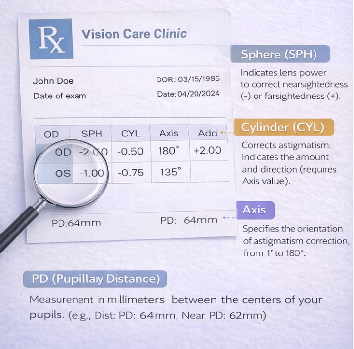 OD vs. OS: How to Decode Your Eyeglass Prescription & Choose Smart ...